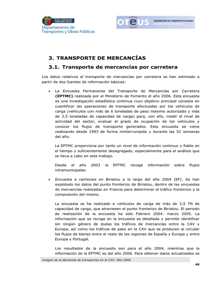 Transporte de mercancías