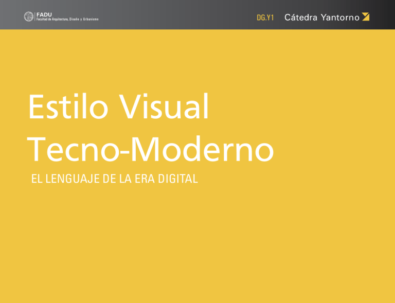 d1 – estilo visual tecno moderno