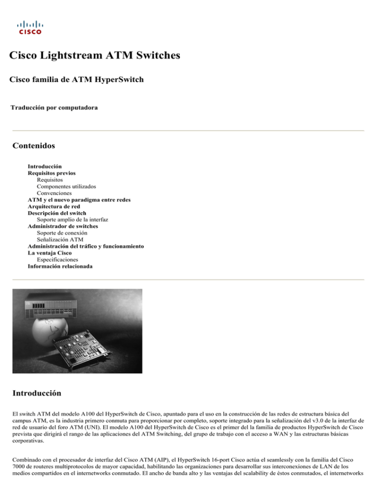 Cisco Lightstream ATM Switches