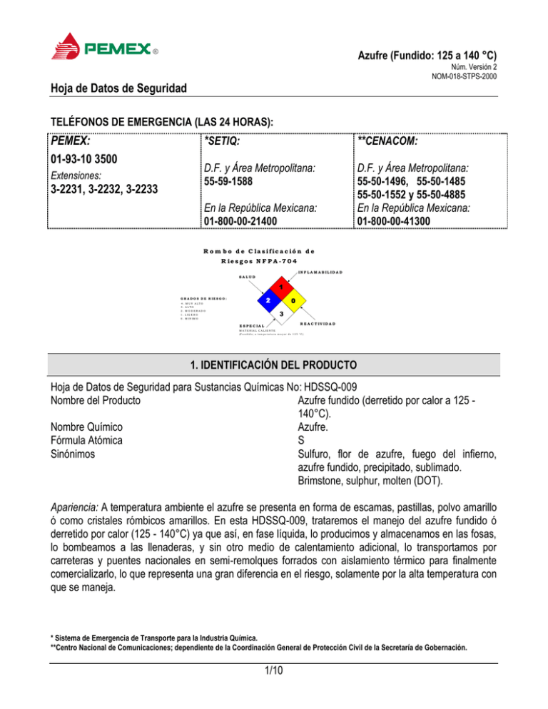 Azufre líquido