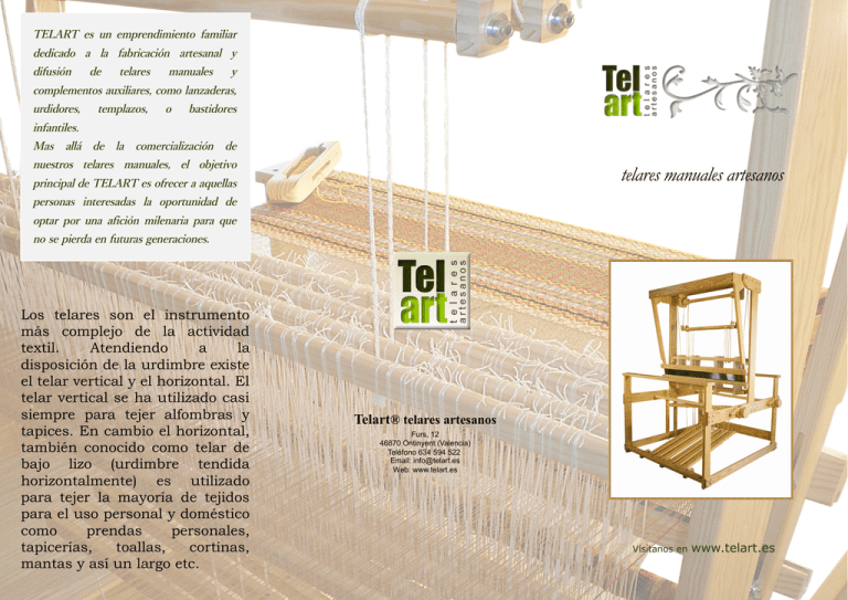 telares manuales artesanos