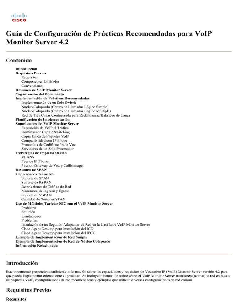 Guía de Configuración de Prácticas Recomendadas para