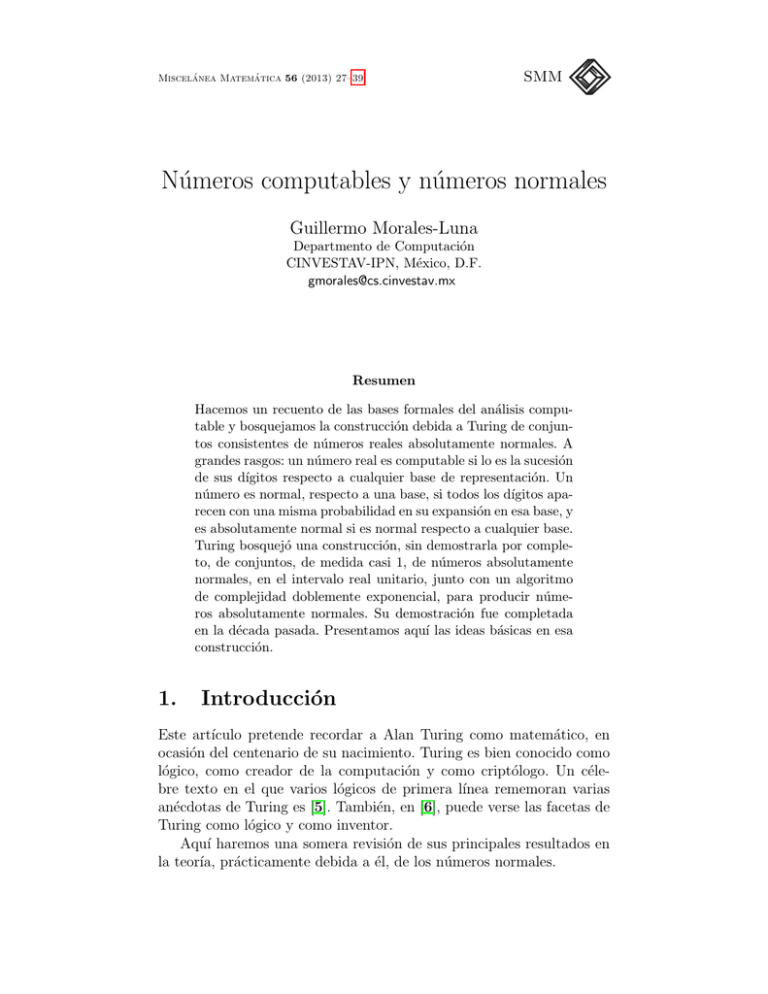 Números computables y números normales