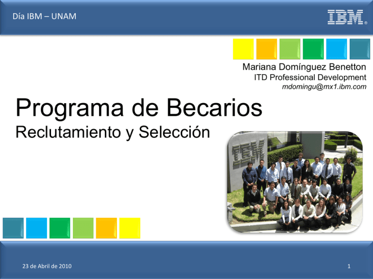 Programa de Becarios