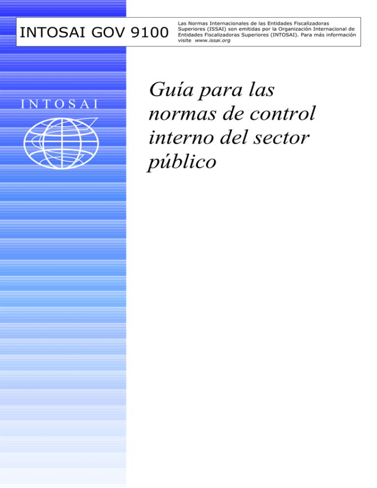 Guía para las normas de control interno del sector público