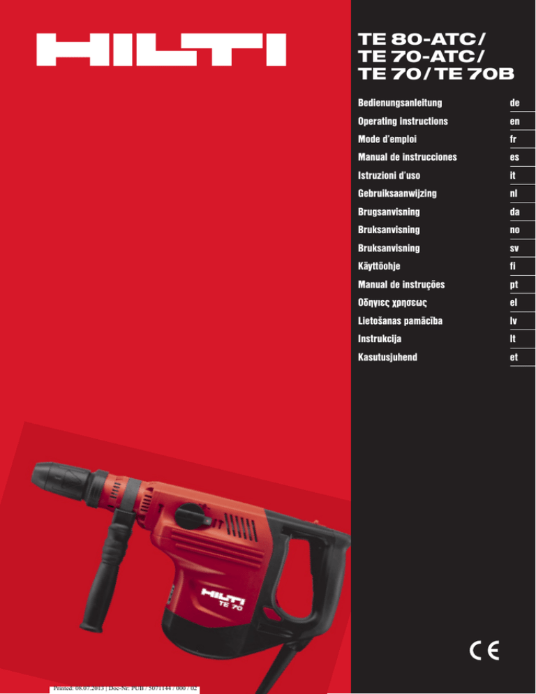 TE 70-ATC - Hilti Danmark A/S