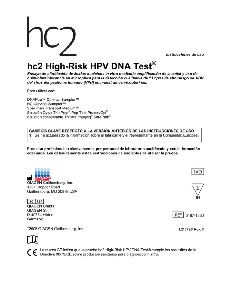 hc2 High-Risk HPV DNA Test