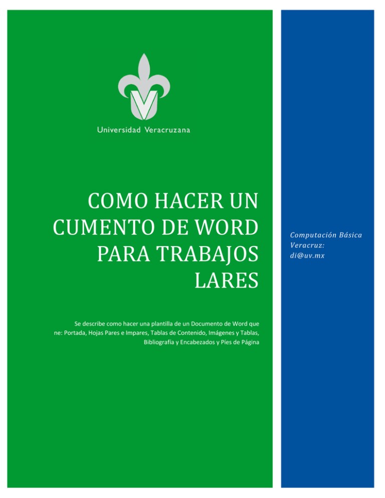 Crear Plantilla Word para Trabajos Escolares