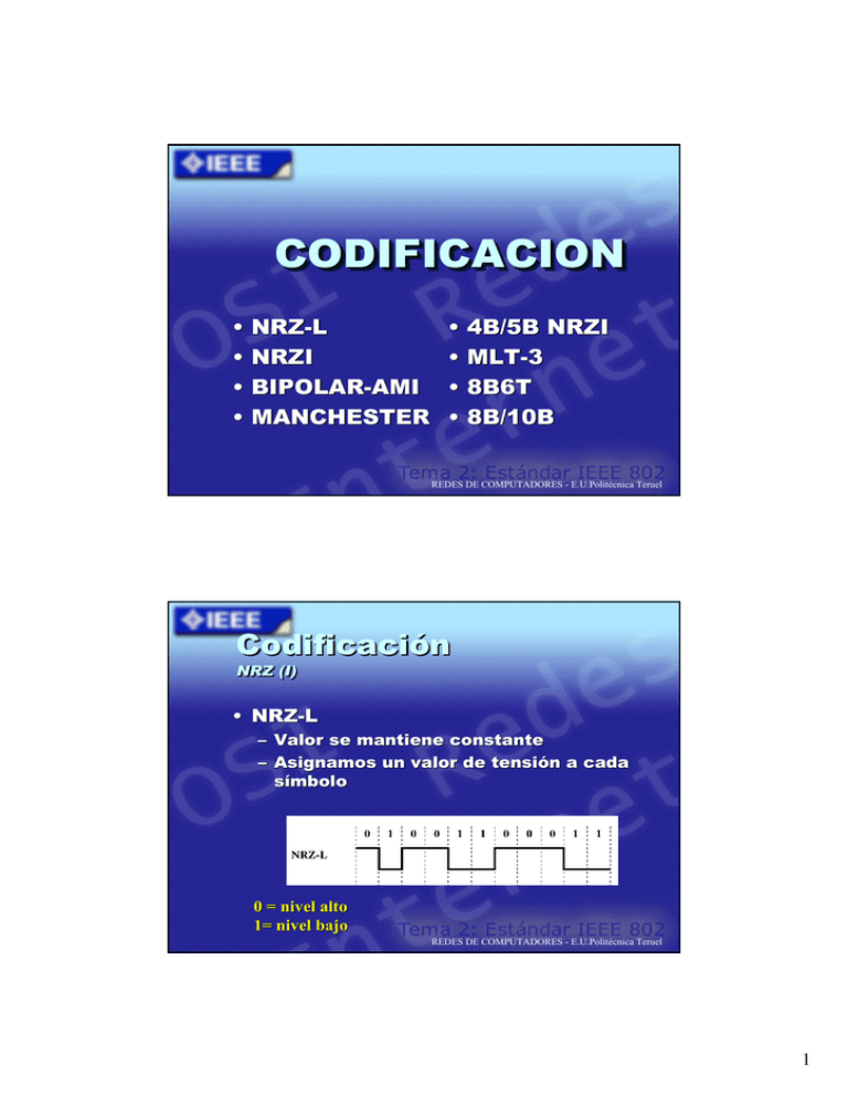 Sistemas de codificación - UT-AGS