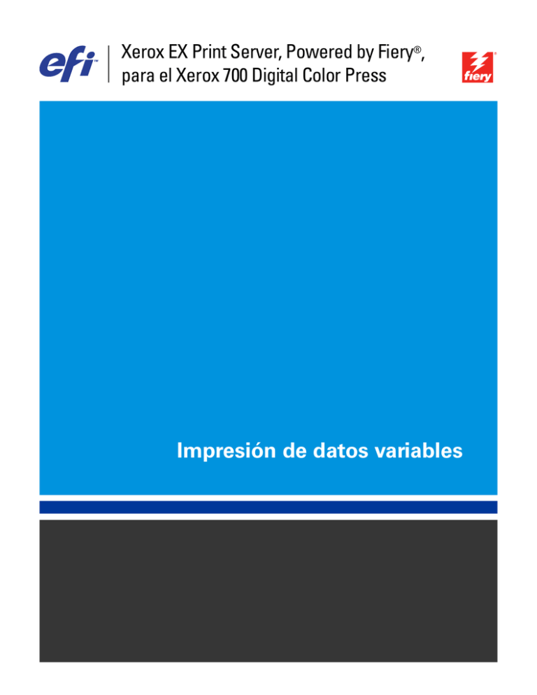 Impresión de datos variables
