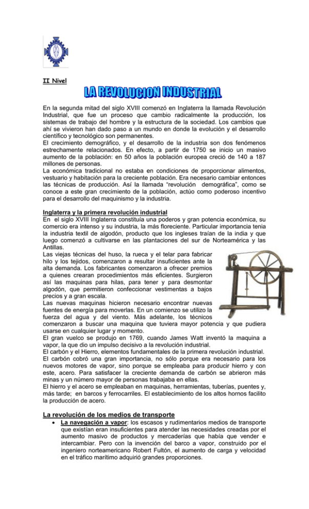 Guia La Revolucion Industrial 2 Nivel