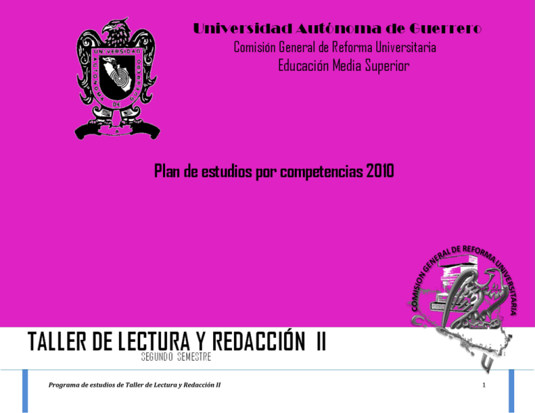 Taller de lectura y Redaccion II - CGRU