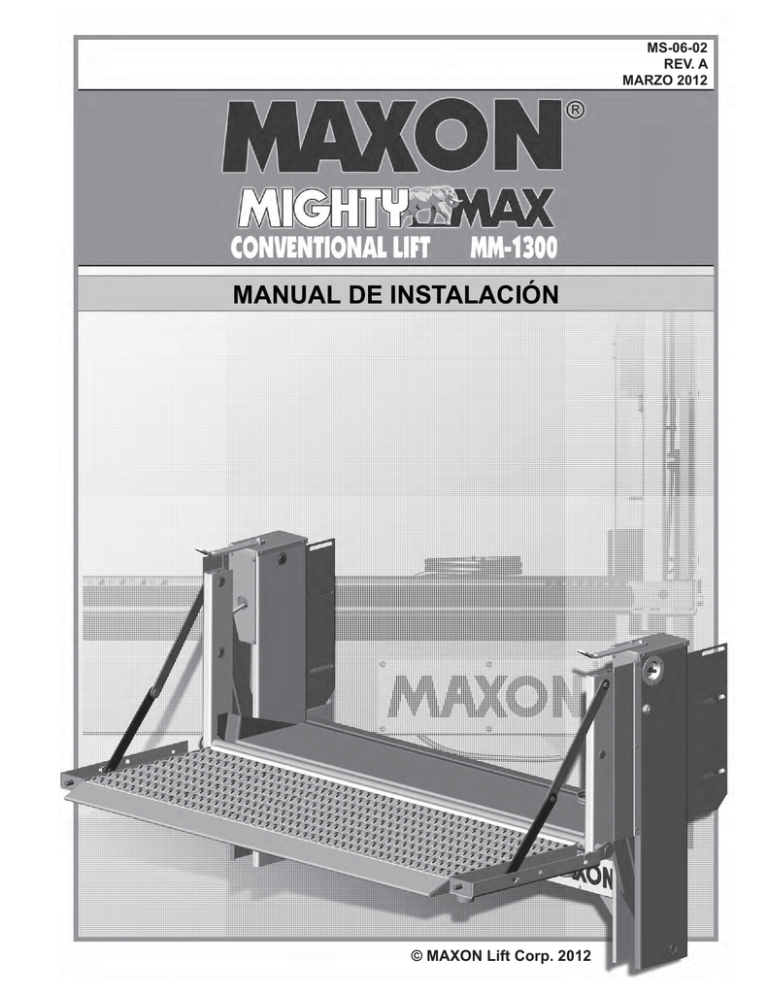 manual de instalación