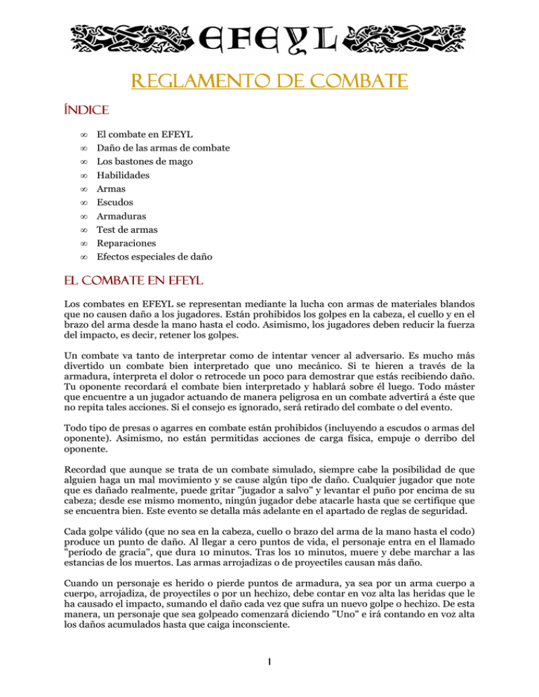 reglamento de combate reglamento de combate