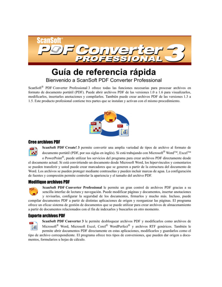 Guía de referencia rápida