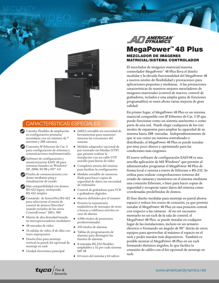 MegaPower™ 48 Plus - American Dynamics