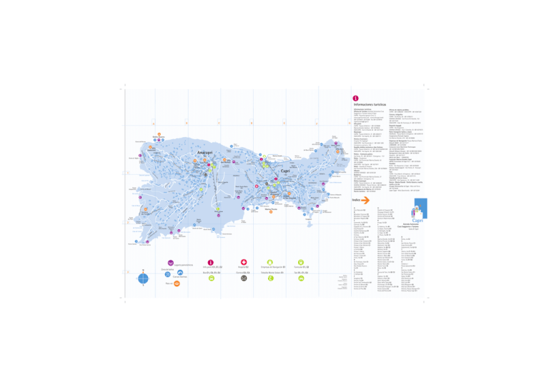 Mapa de Capri - Capri Tourism