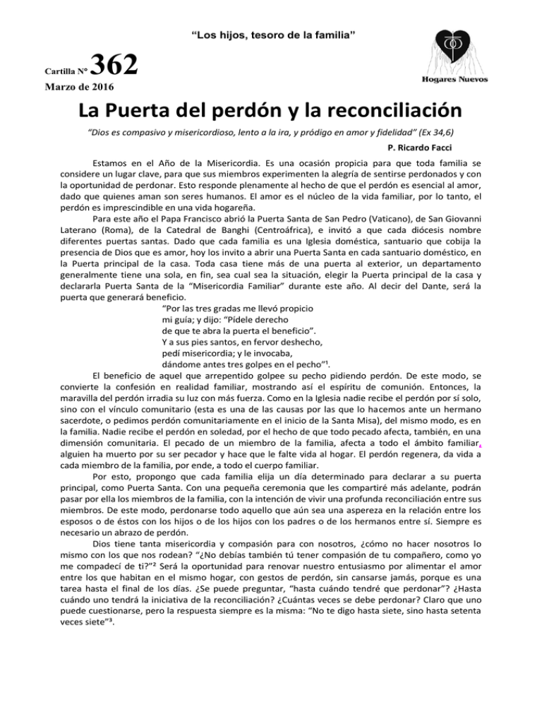 La Puerta del perdón y la reconciliación