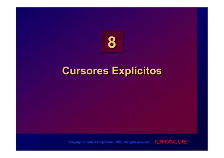 Cursores Explícitos