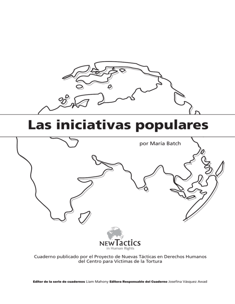Las iniciativas populares
