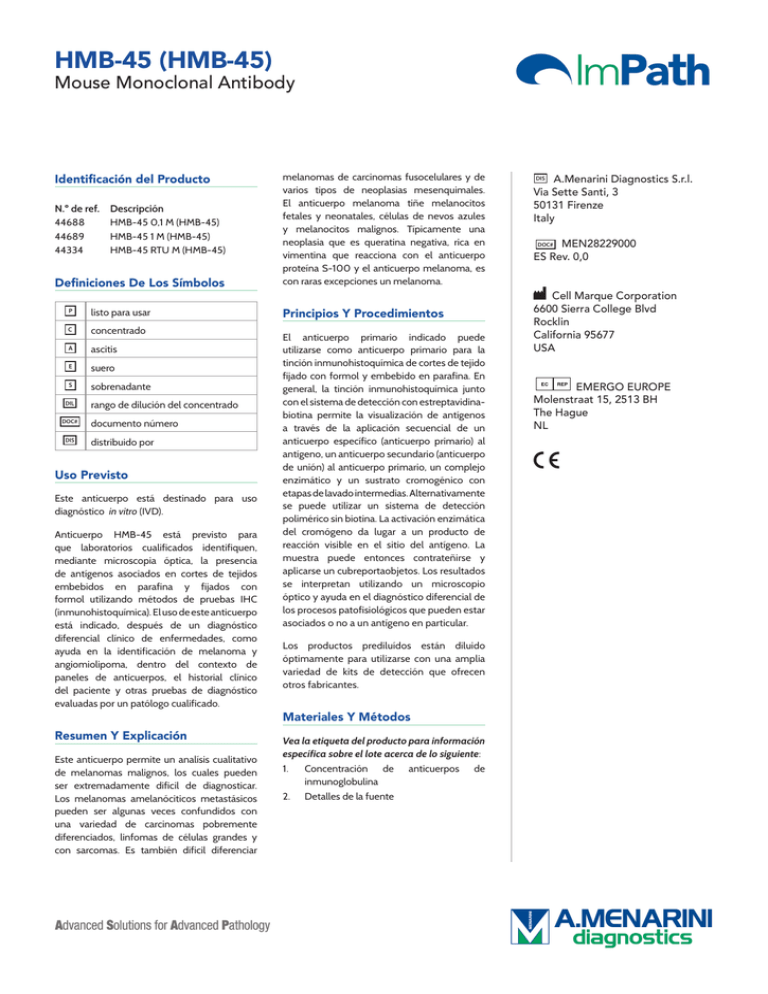 HMB-45 - Menarini Diagnostics