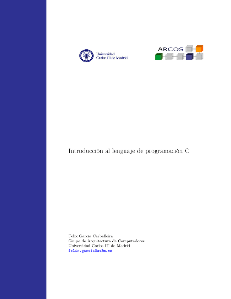 Introducción al lenguaje de programación C - Arcos