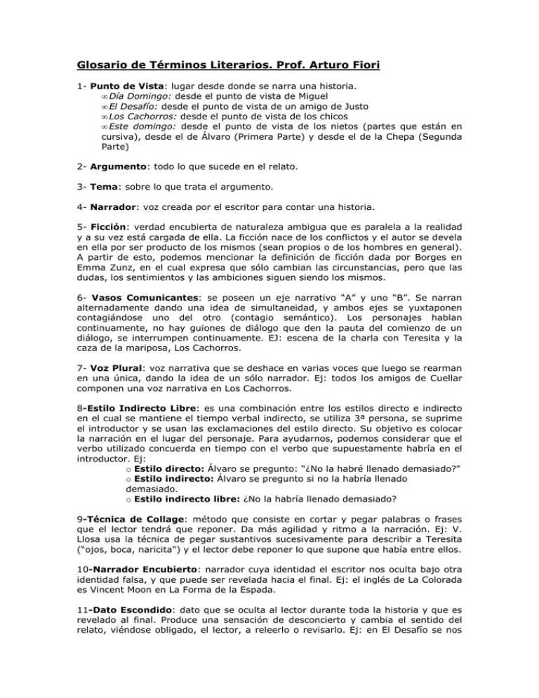 Diccionario de términos literarios