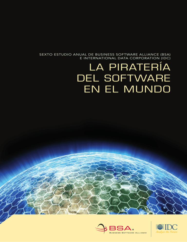 la piratería del software en el mundo
