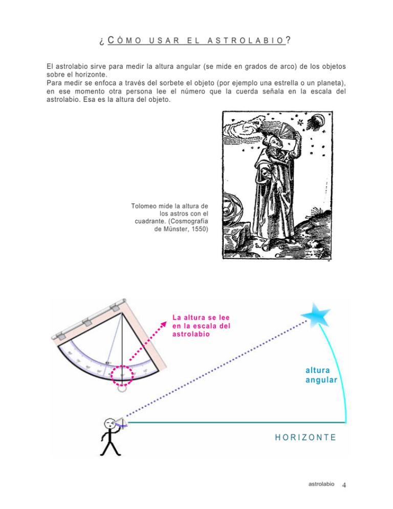 Cómo usar un astrolabio