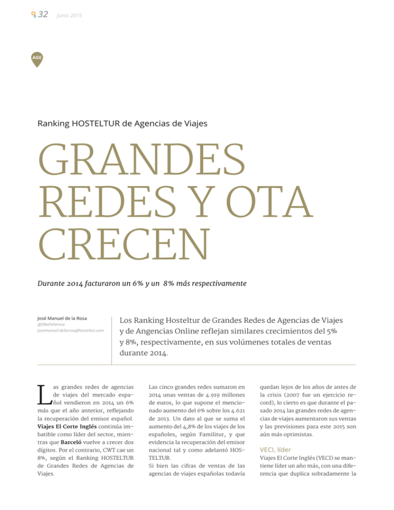 GRANDES REDES Y OTA CRECEN