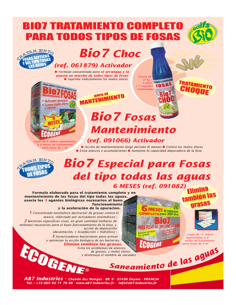 Bio7 Choc Bio7 Fosas