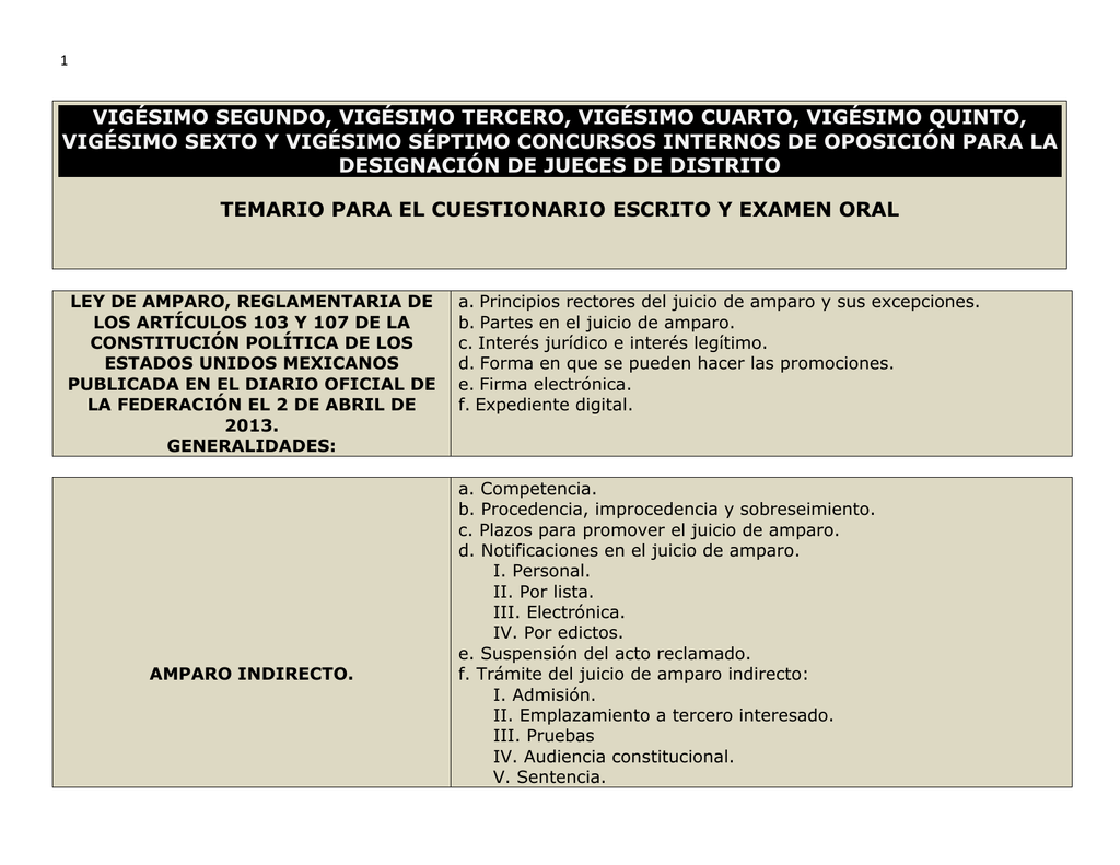 VIGÉSIMO SEGUNDO, VIGÉSIMO TERCERO, VIGÉSIMO CUARTO