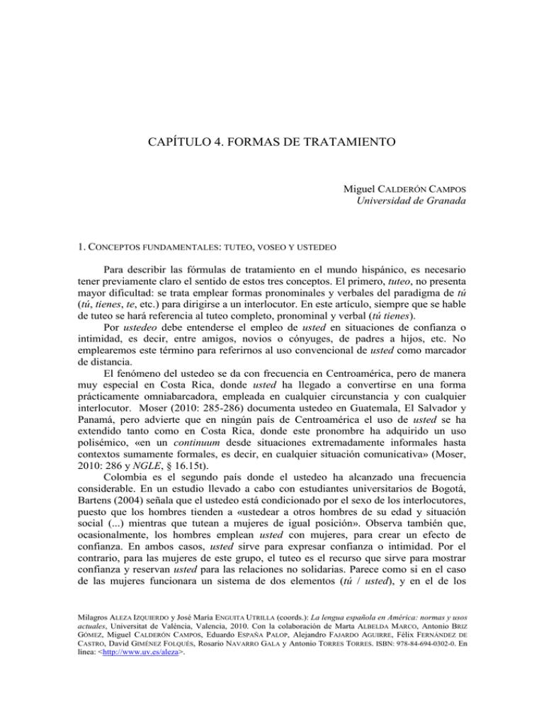 capítulo 4. formas de tratamiento