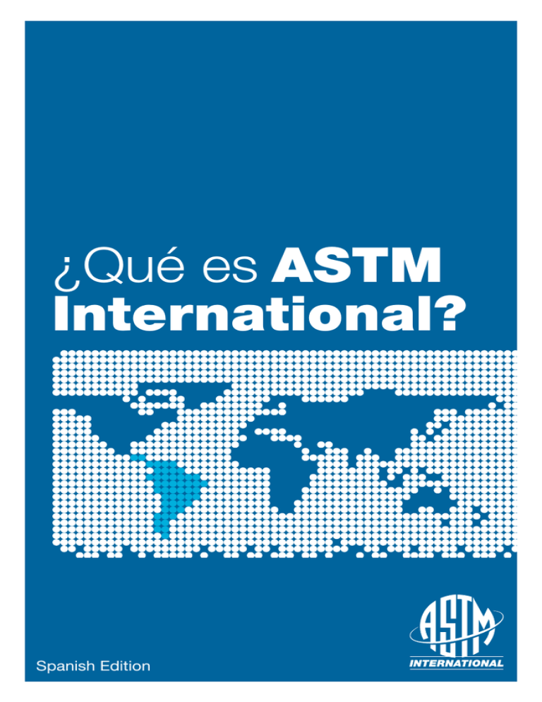 ¿Qué es ASTM International?