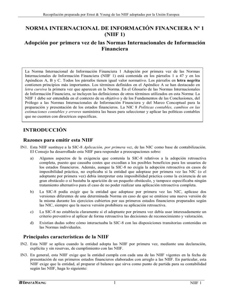 NIIF 1