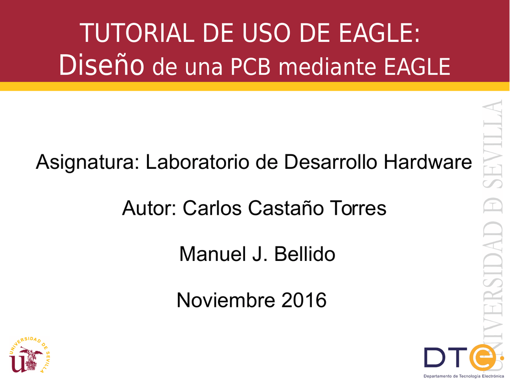 TUTORIAL DE USO DE EAGLE: