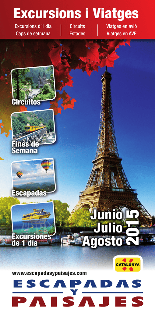 Excursions i Viatges - escapadasypaisajes.com