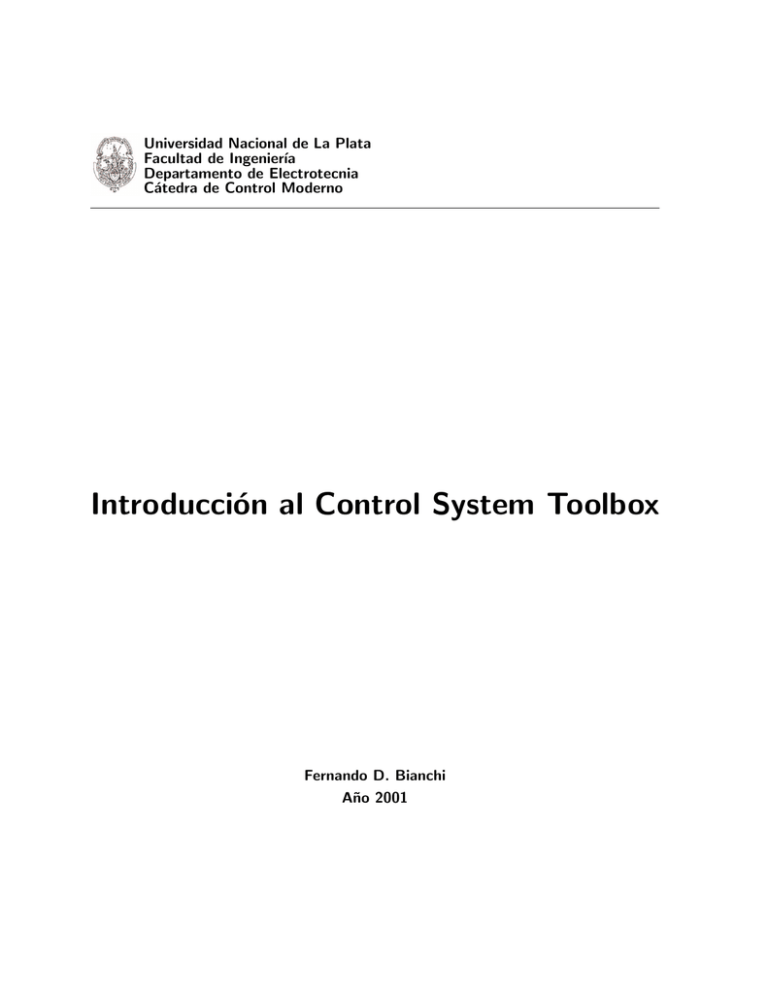 Introducción al Control System Toolbox