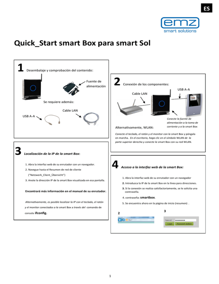 Quick_Start smart Box para smart Sol