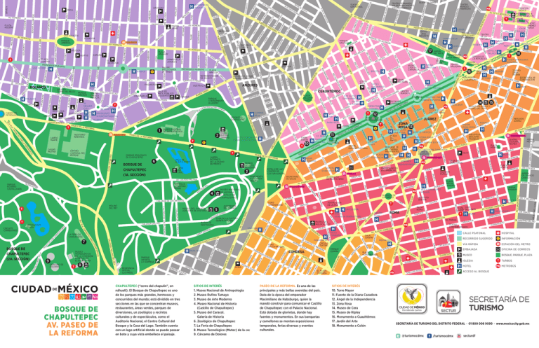 Paseo de la Reforma y Chapultepec