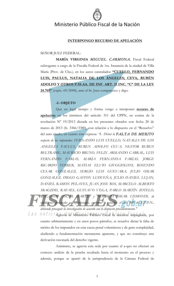 recurso de apelación