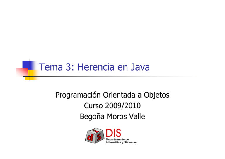 Tema 3: Herencia en Java