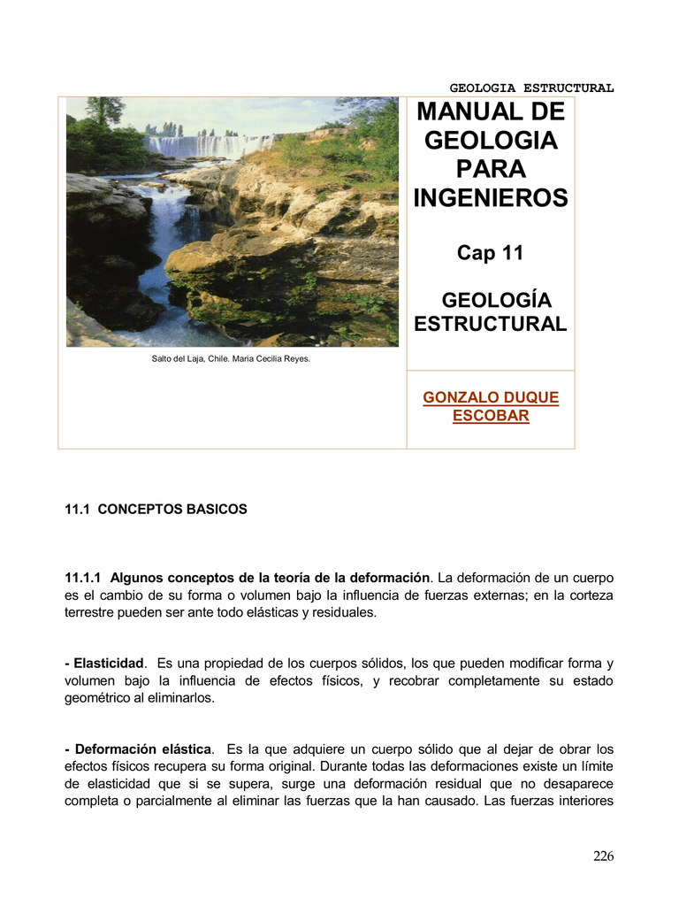 PDF (Capítulo 11 : Geología estructural)