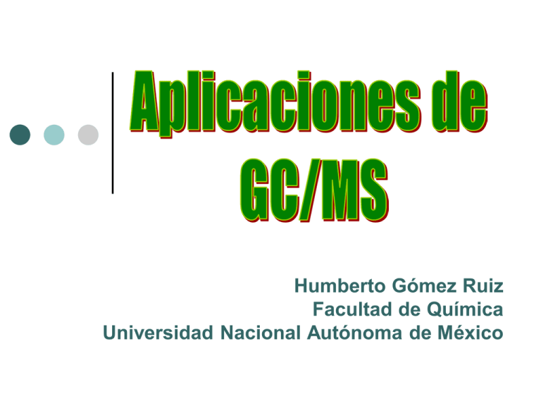 GC/MS APPLICATIONS
