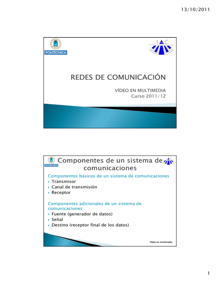 REDES DE COMUNICACIÓN