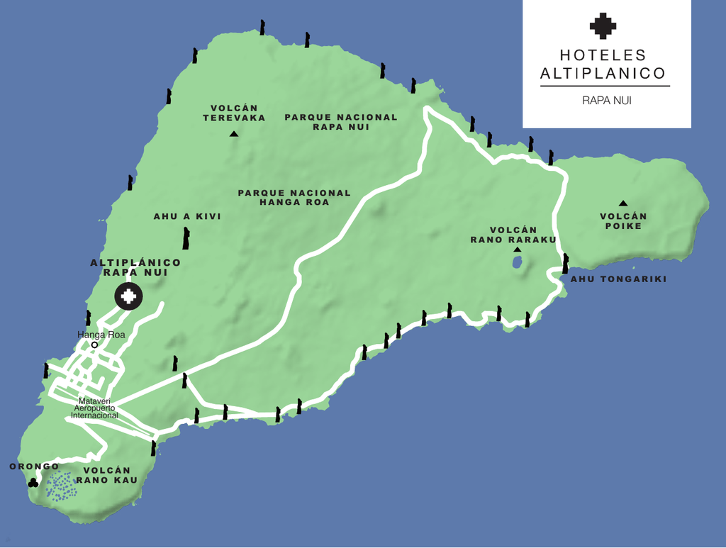 mapa isla de pascua