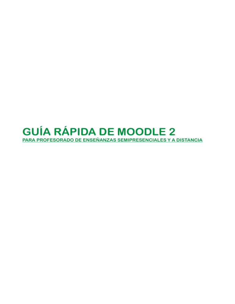 GUÍA RÁPIDA DE MOODLE 2