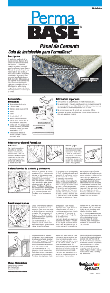 Guía de Instalación para PermaBase®