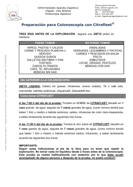 INSTRUCCIONES DE TOMA DE CITRAFLEET