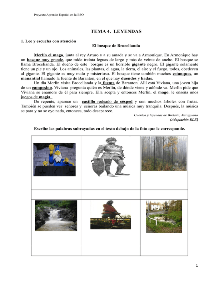tema 4. leyendas